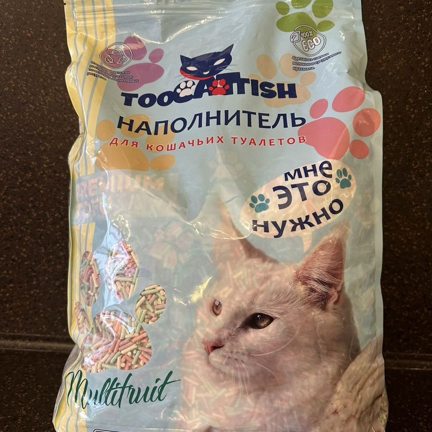 Наполнитель для кошачьего туалета toocattish 12л