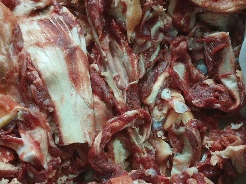 Говяжьи кости, жир, жилка