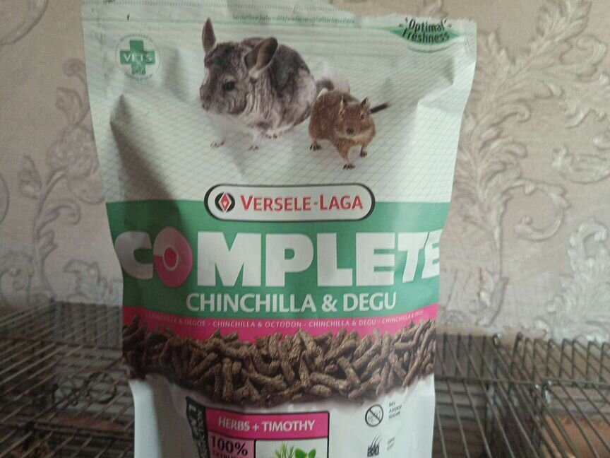 Корм для шиншилл и делу (гранулы)