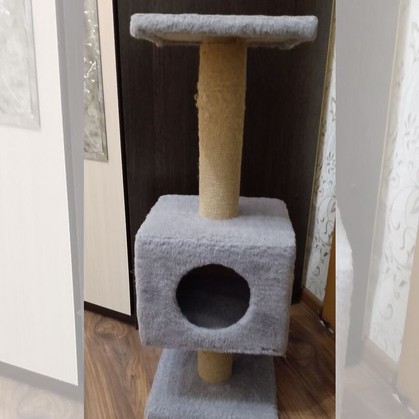 Когтеточка домик для кошки