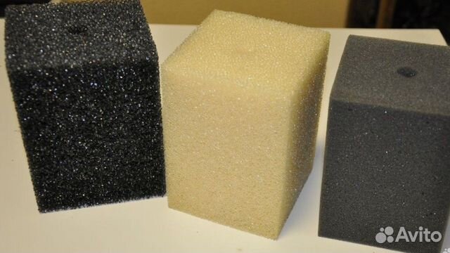 Губка-фильтр для аквариума 85x85x120мм