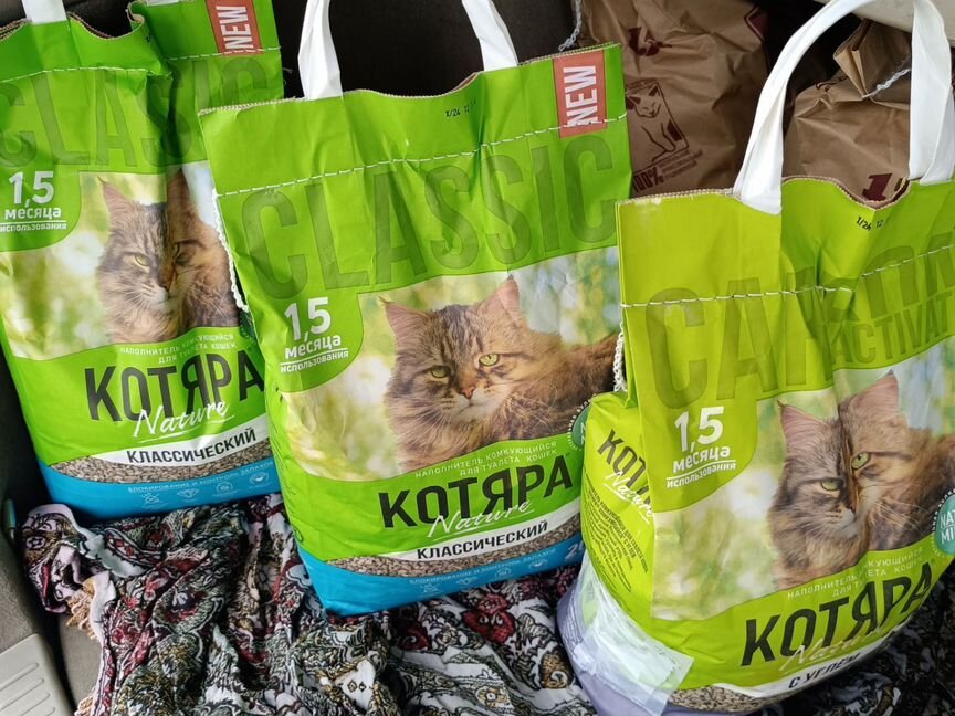 Котяра наполнитель для кошачьего туалета Котяра