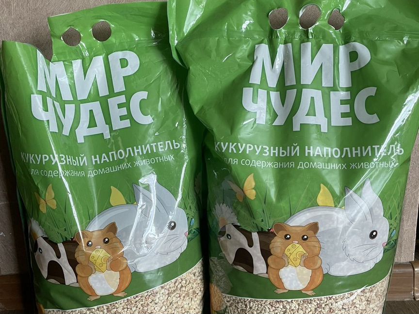 Наполнитель для грызунов кукурузный