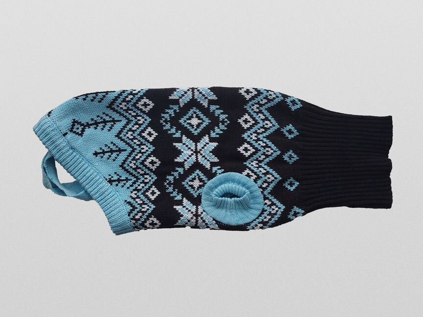 Вязаный комбинезон для собаки