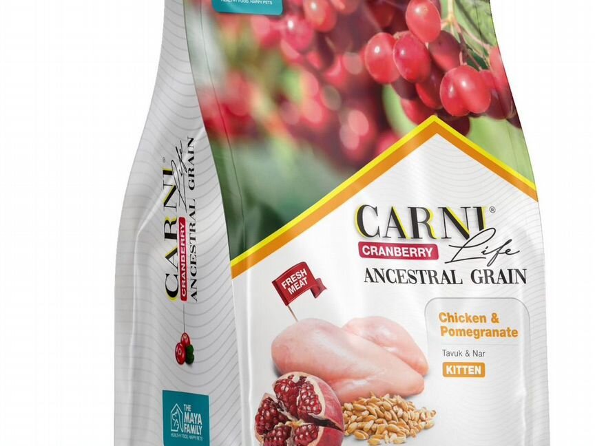 Сухой корм для котят carni life Kitten 1,5 кг