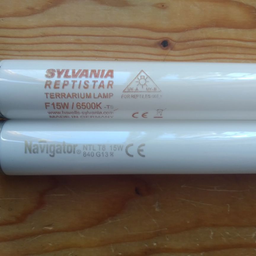 Лампы 15w Navigator и Silvania reptistar