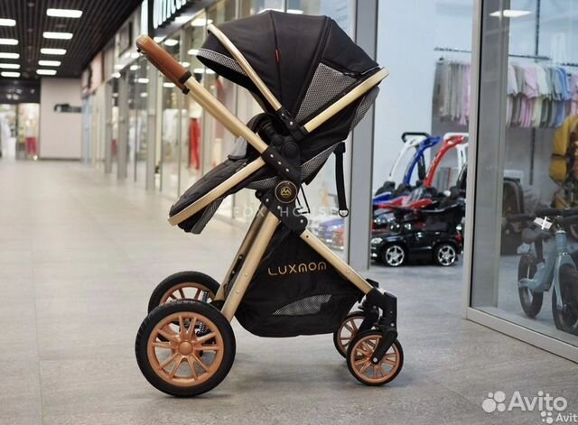 Коляска трансформер Luxmom V9 чёрный 2022 года купить в Санкт ...