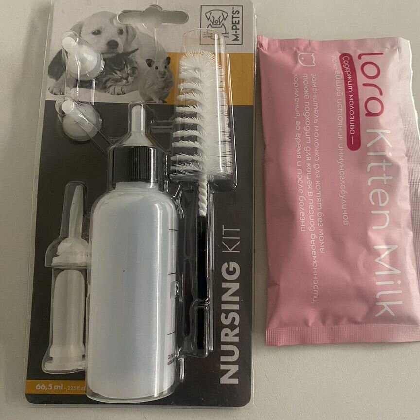 Бутылочка для кормления котят и щенят   молоко