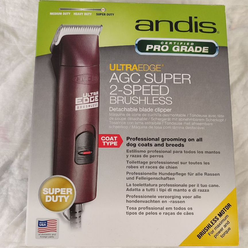 Машинка для стрижки собак andis ultra edge