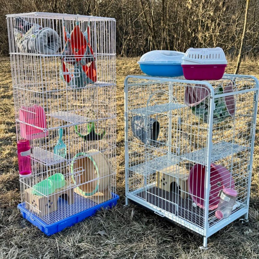 Клетка для крыс дегу шиншилл грызунов