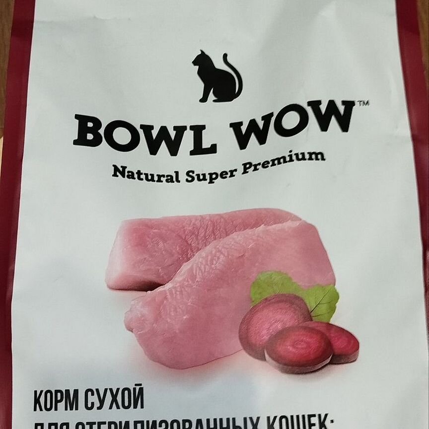 Корм для кошек bowl wow