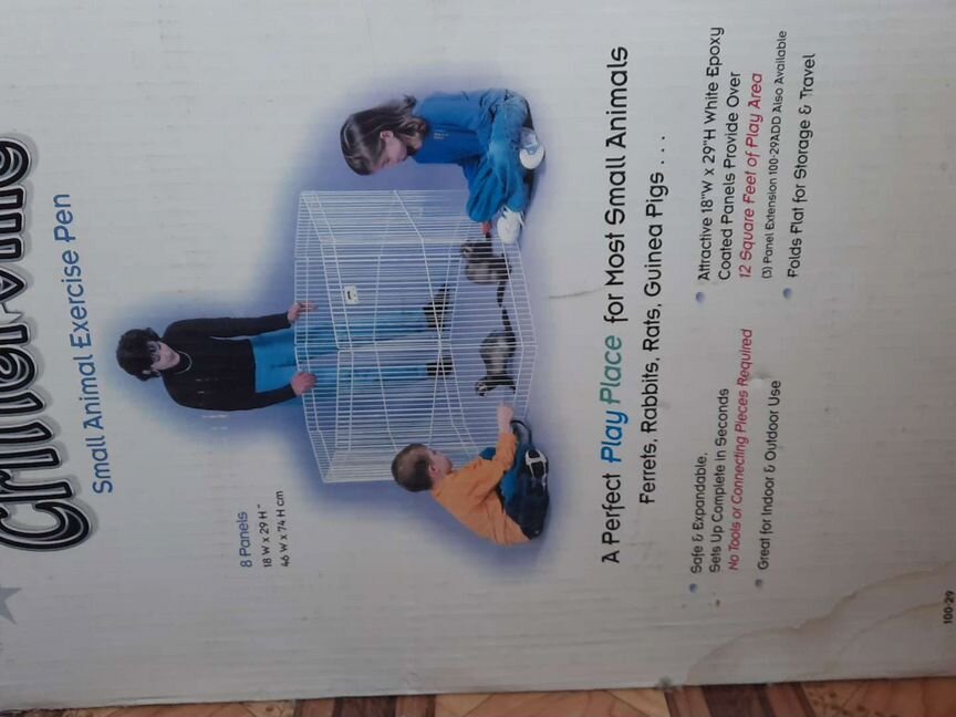 Вольер Midwest на 8 панелей 46 см*74 см, белый