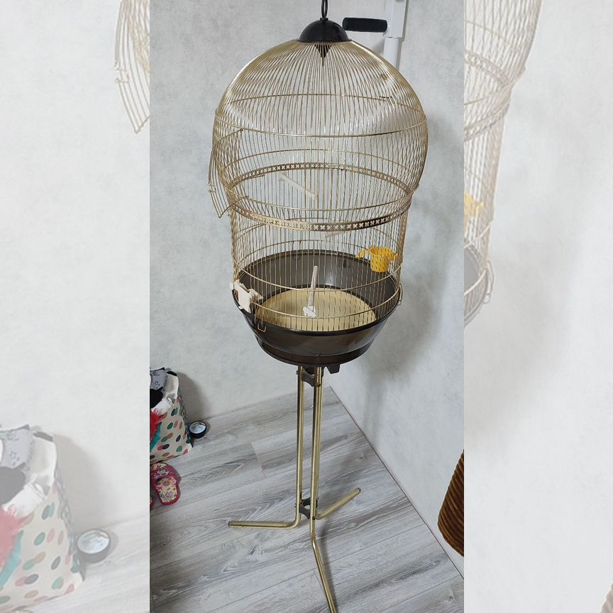 Клетка для попугая/канарейки на подставке
