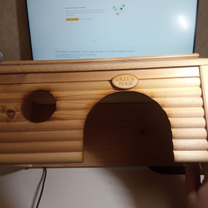 Деревянный домик для грызунов Green Farm