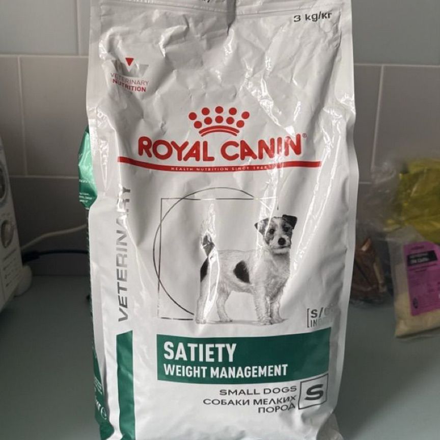 Royal canin satiety для собак 3кг
