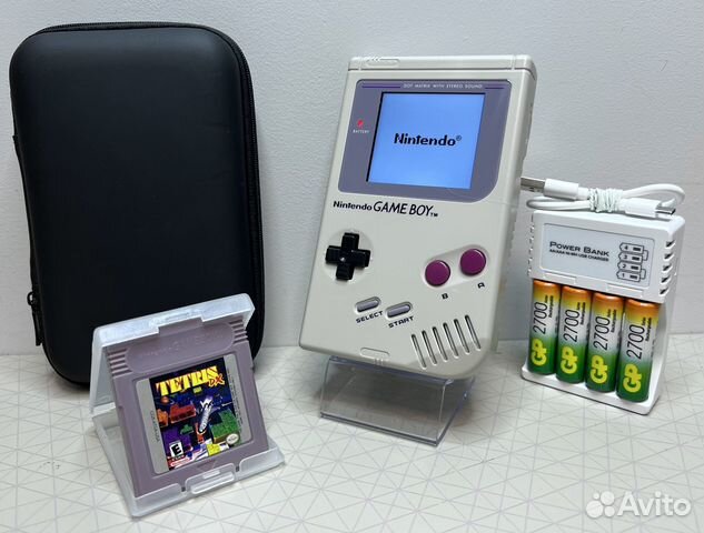 Nintendo Game Boy IPS-mod «Classic Grey» купить в Москве | Электроника ...