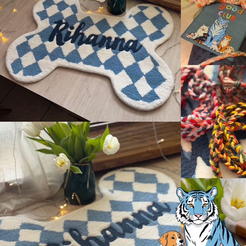 Лежанка-коврик для питомца