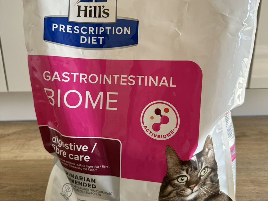 Корм hill's biome для кошек (начатый)