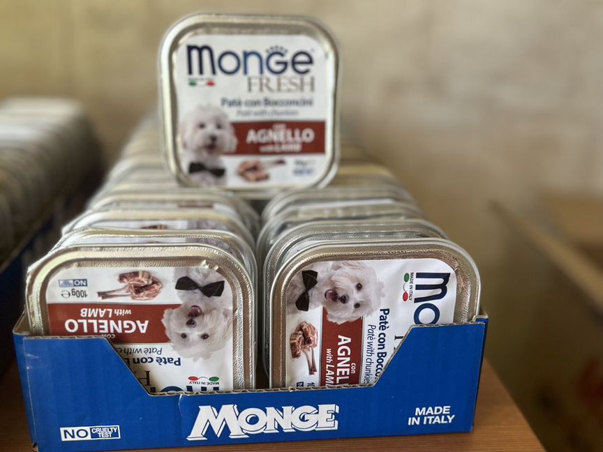 Паштет для собак Monge fresh lamb