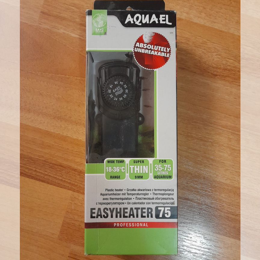 Обогреватель Aquael Easyheater 75 новый