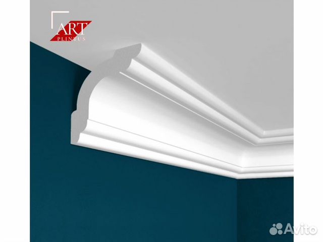 Плинтус/Карниз потолочный из дюрополимера, лепнина купить в Москве ...