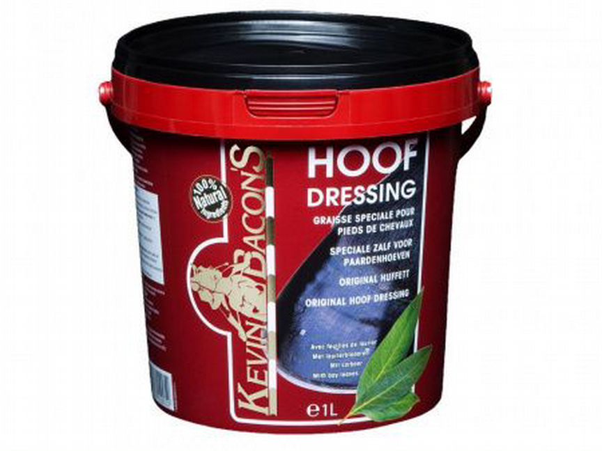 Мазь 1 л для темных копыт лошади Black Hoof Dressi