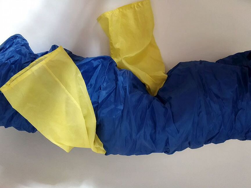 Тоннель для кошек игровой,115 см складной,шуршащий