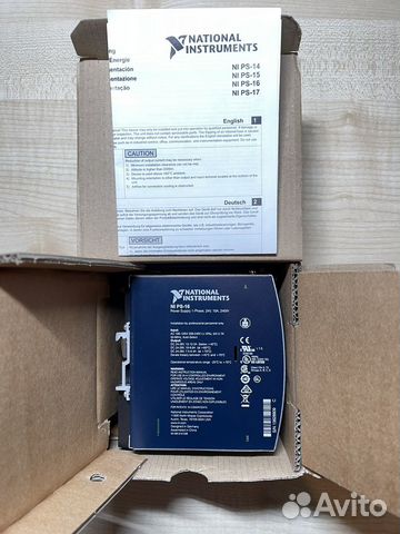 Блок питания NI PS-16 Power Supply, 24 VDC 10 A купить в Санкт ...