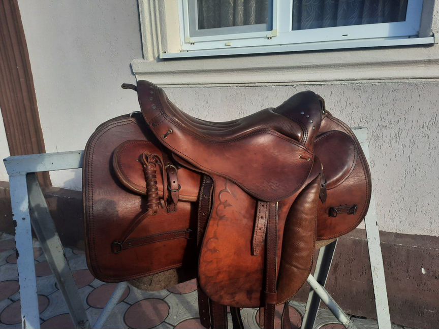 Седло драгунское karachai horse, ручная робота