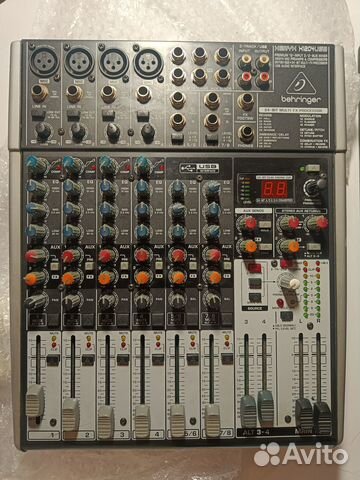 Микшерный пульт Behringer Xenyx X1204USB купить в Москве | Хобби и ...