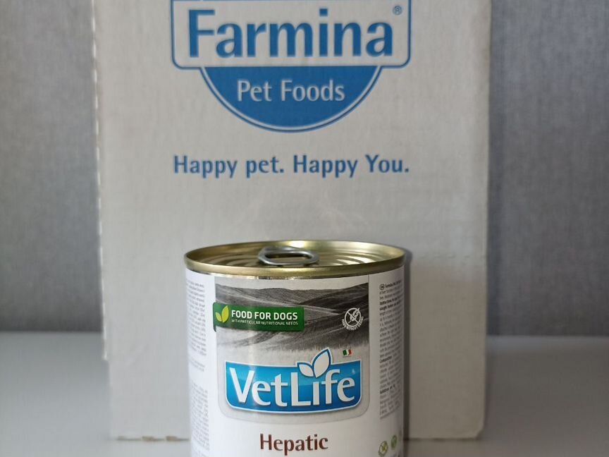 Farmina vet life hepatic для собак упаковка 6 штук