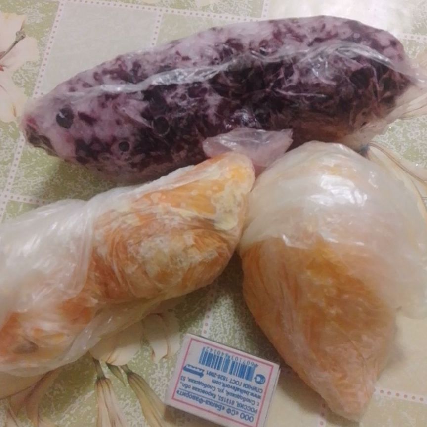 Овощи замороженные на корм