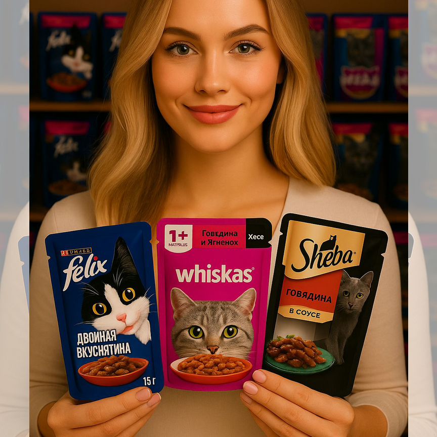 Влажный корм для кошек бесплатная доставка