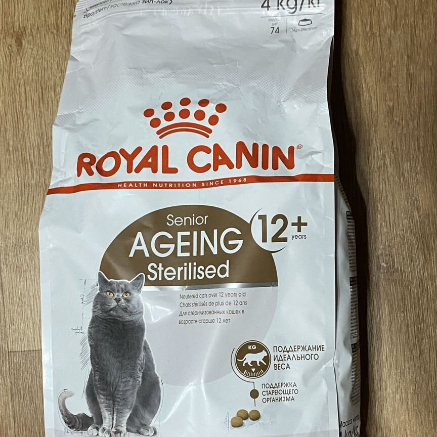 Корм Royal Canin Ageing Sterilised 12  4 кг