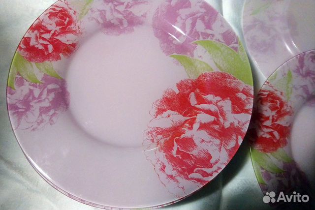 Дизайнерские тарелки Luminarc Pastel Pink в Москве, цена 1 500 руб ...