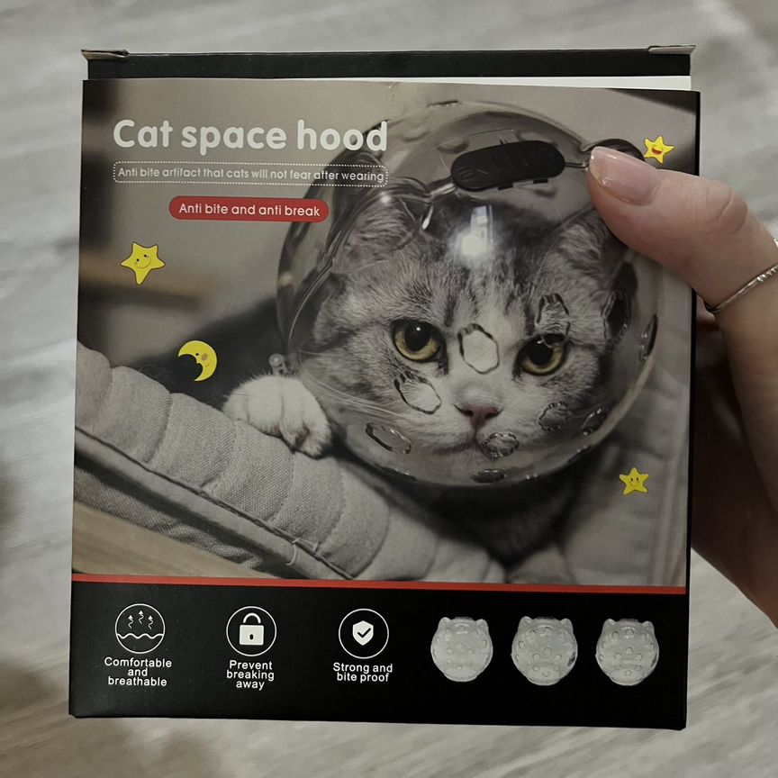 Шлем намордник для кота