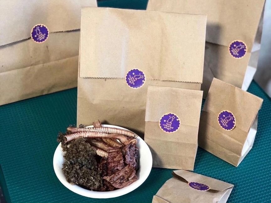 Сушеные лакомства. Легкое, рубец, трахея и тд