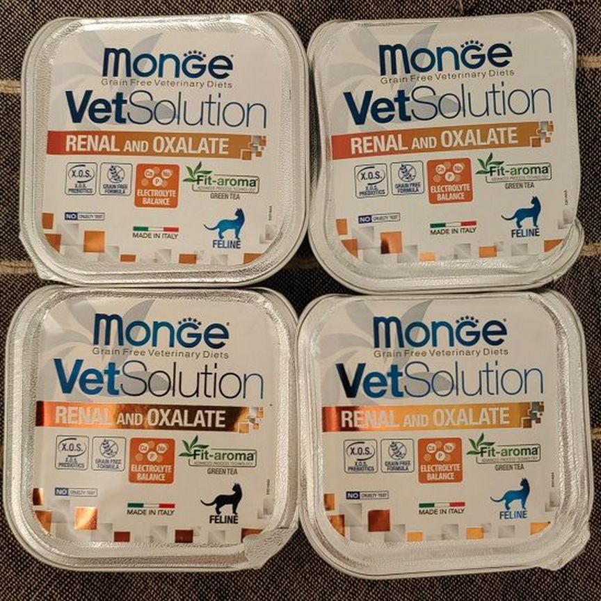 Monge renal and oxalate для кошек