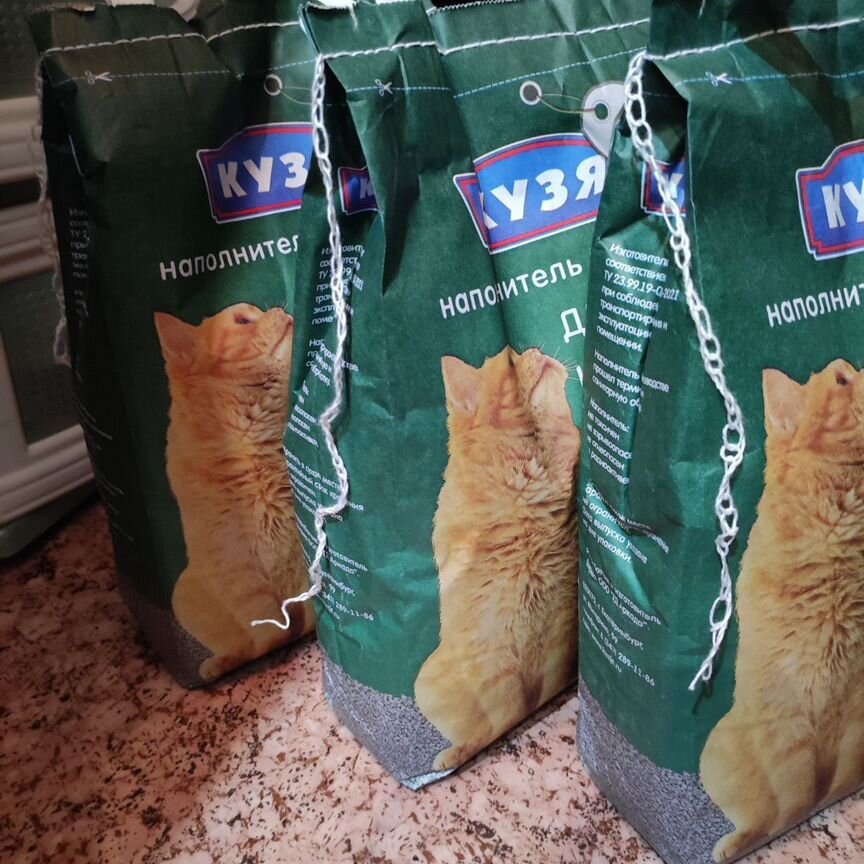 Кошачий наполнитель Кузя впитывающий