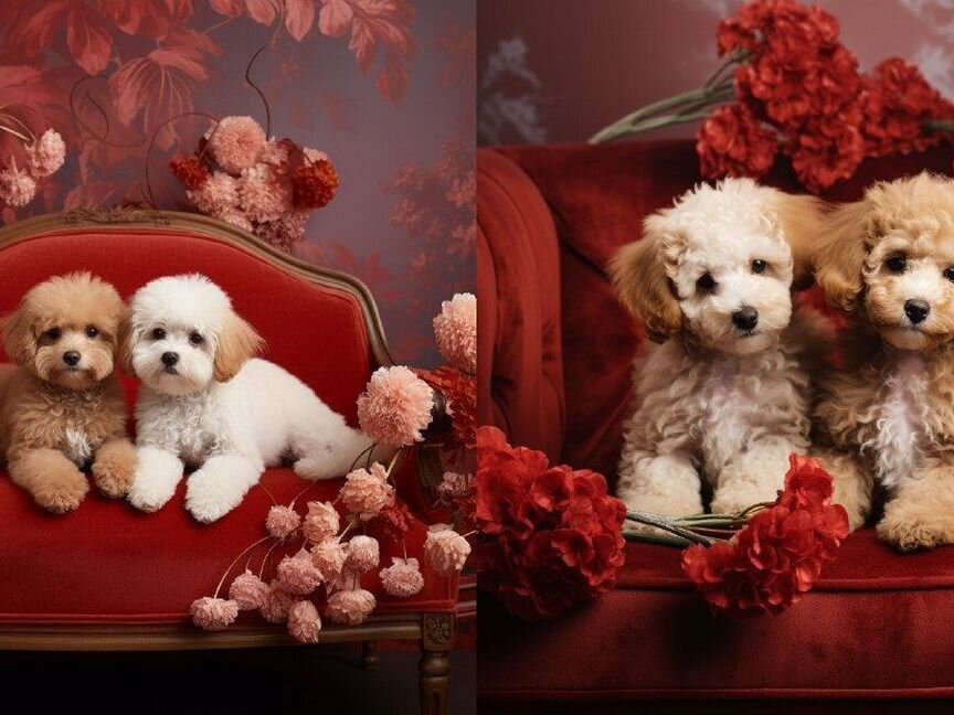 Красный и чёрный мисмарк мальтипу