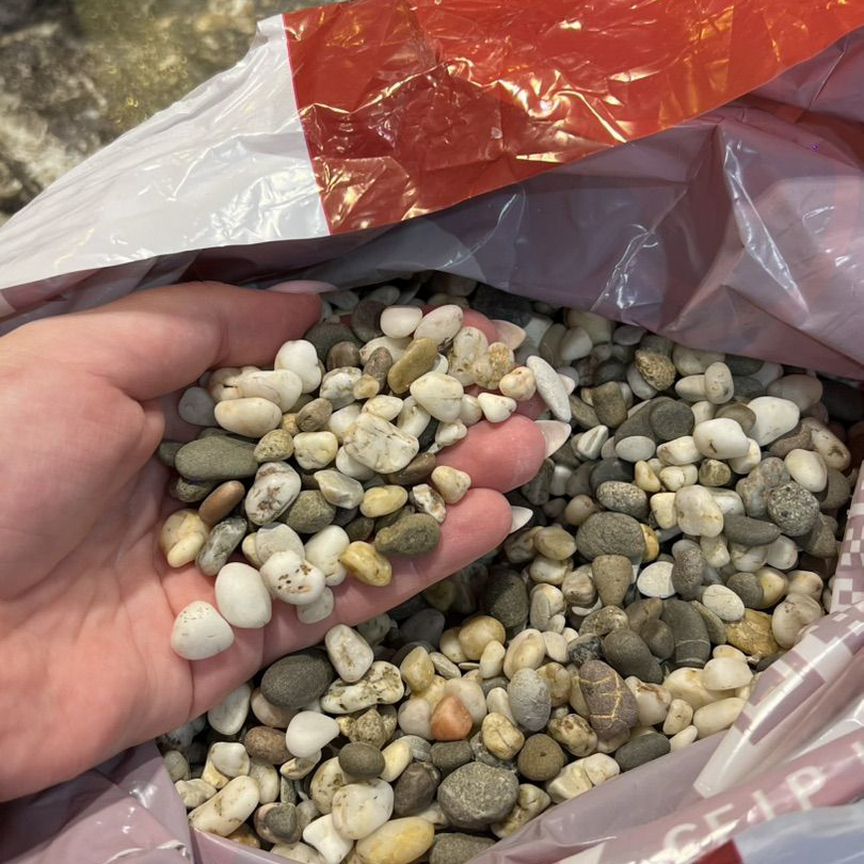 Грунт для аквариума морская галька