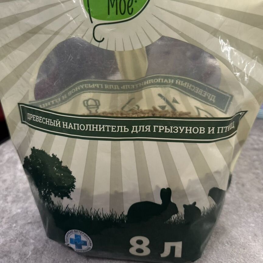 Наполнитель для грызунов древесный