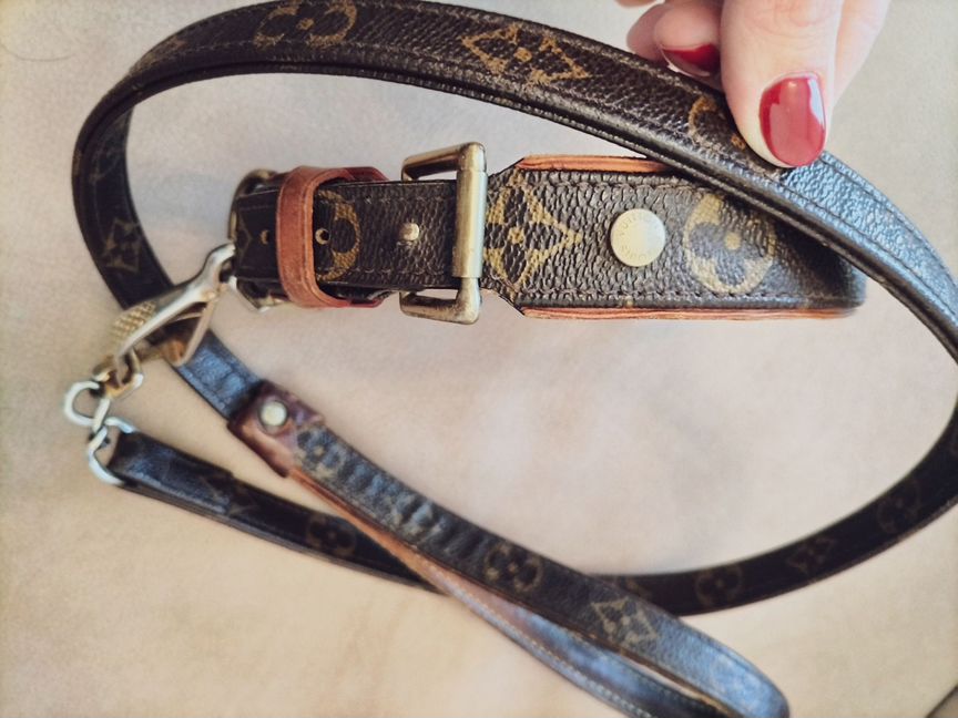 Ошейник и поводок Louis Vuitton оригинал