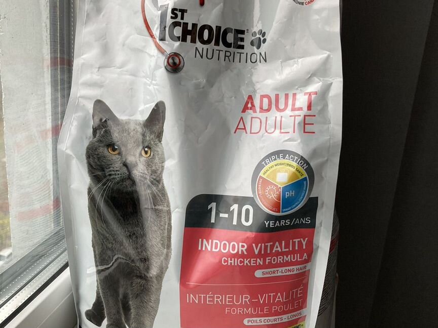 Корм для кошек 1ST choice vitality 2,75 кг