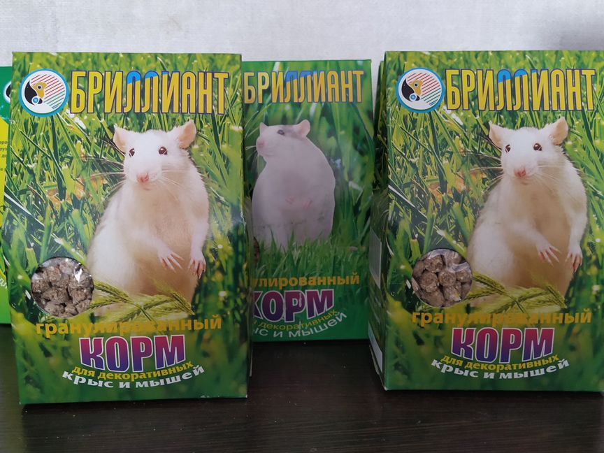 Полноценный сухой корм для крыс