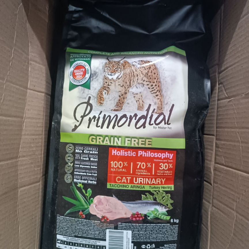 Сухой корм для кошек Primordial