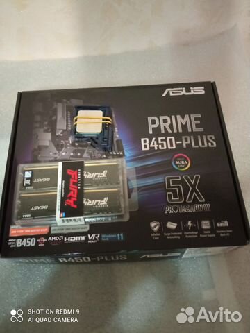 Материнская плата b450 с процессором ryzen 5 5600g купить в Челябинске ...
