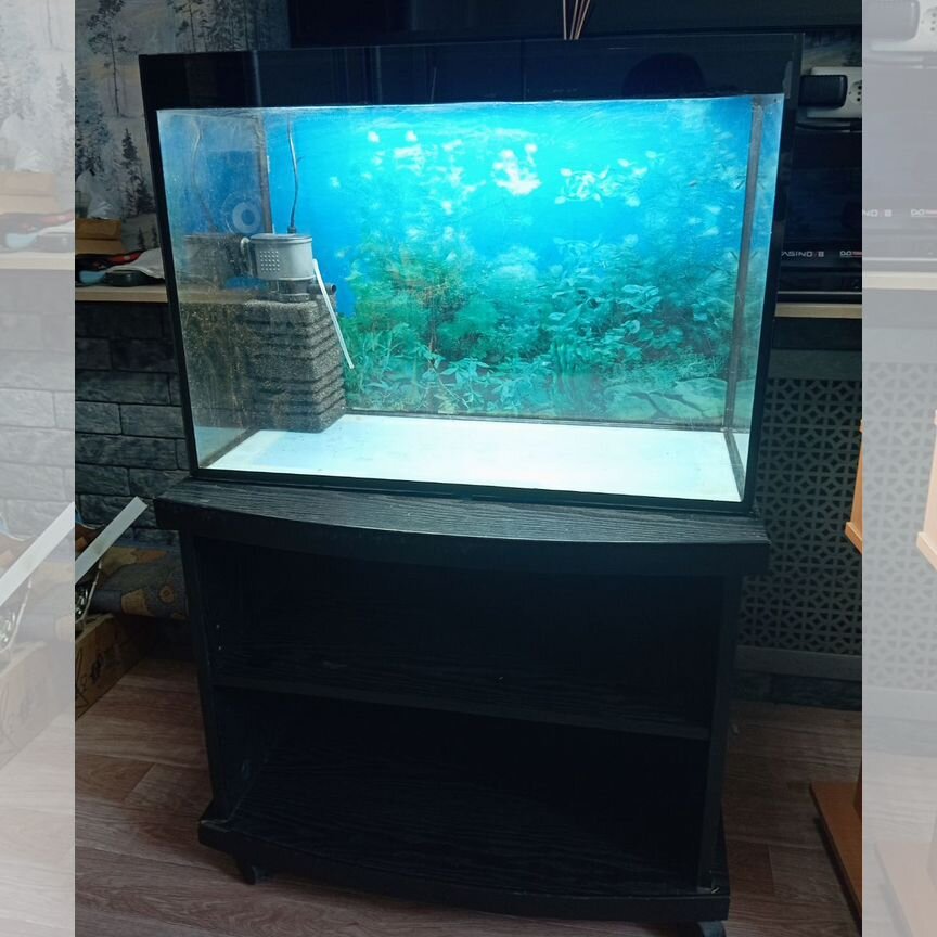 Аквариумы 50, 55, 60, 70 и 95 литров с тумбой