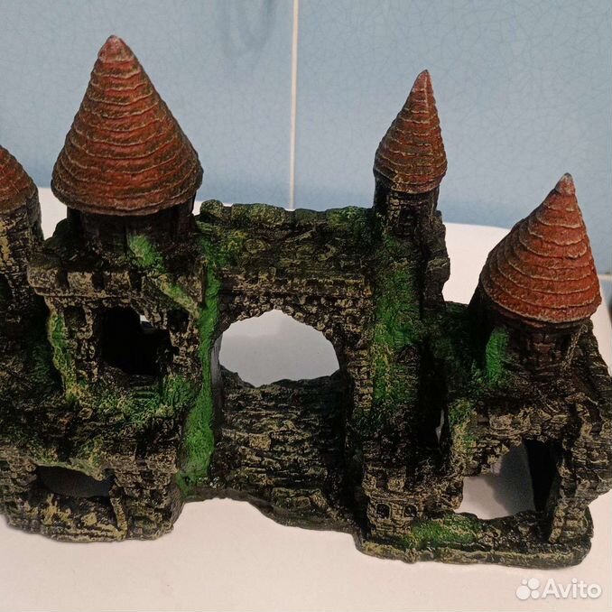 Декор для аквариума, автокормушка для рыб