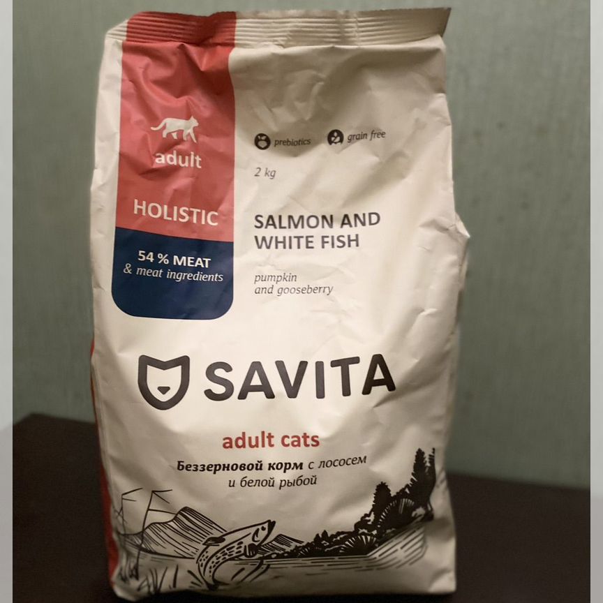 Корм для взрослых кошек savita